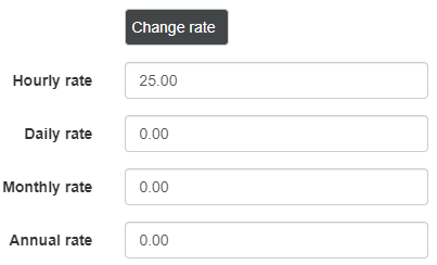 Pay Rate Changes – Chronicle Computing