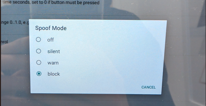 GT8 Terminal - Anti-Spoof Mode – Chronicle Computing