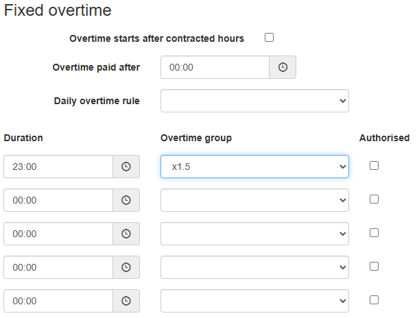 Weekly/Daily Overtime Combination – Chronicle Computing