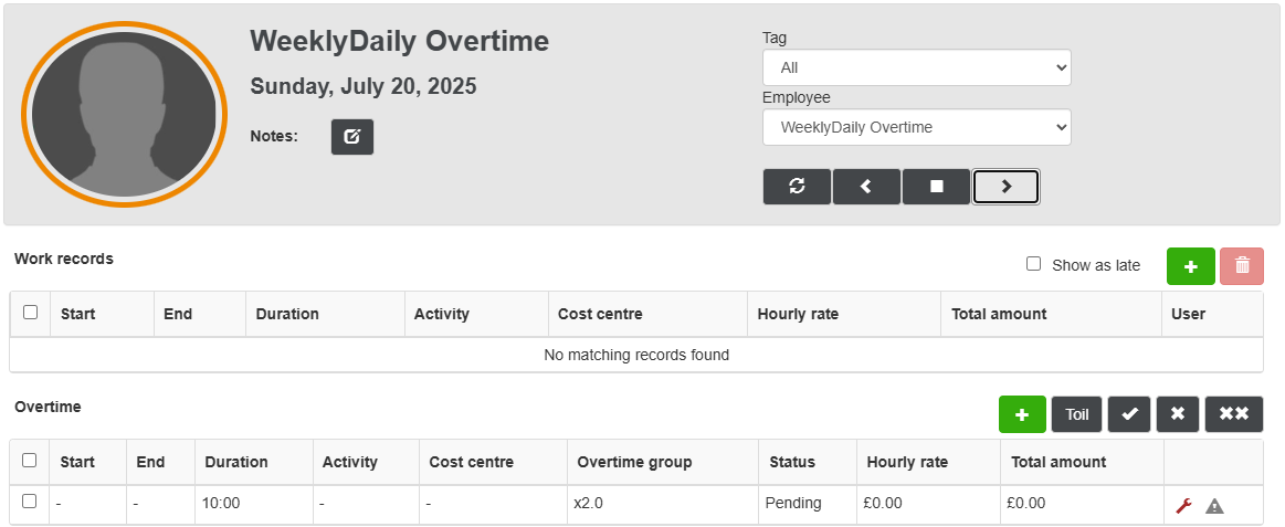 Weekly/Daily Overtime Combination – Chronicle Computing