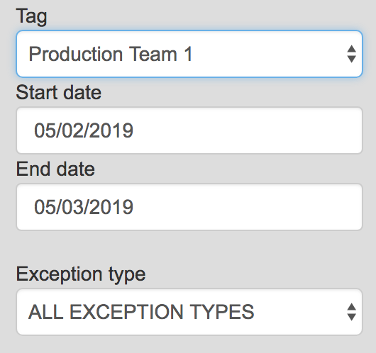 How do I manage and clear my exceptions? – Chronicle Computing