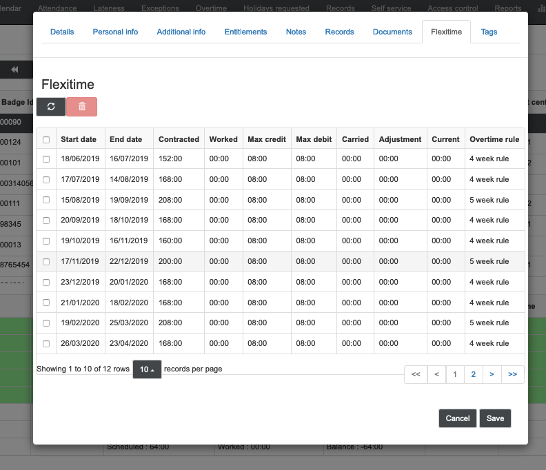 Setting up Flexi Time – Chronicle Computing