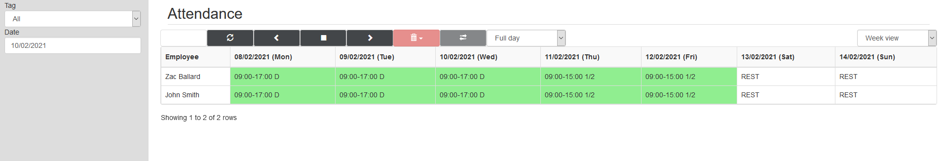 How to quickly manage exceptions using the Attendance screen ...
