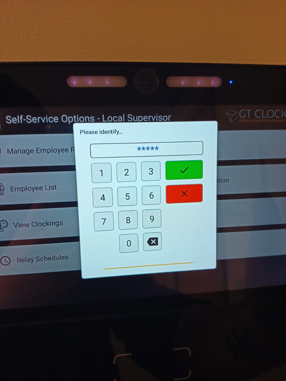 How to enrol on the GT8 Terminal – Chronicle Computing