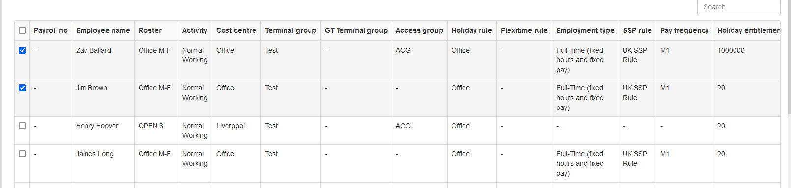 How to Download employees to the GT8 Terminal – Chronicle Computing