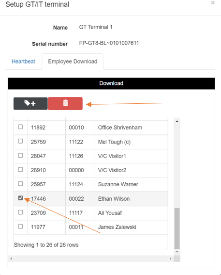 How to remove an employee on a GT8 – Chronicle Computing