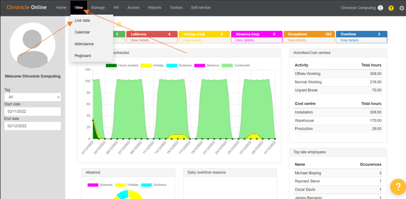 Restoring a left employee – Chronicle Computing