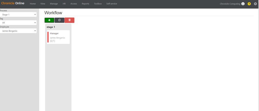 How to create a workflow – Chronicle Computing