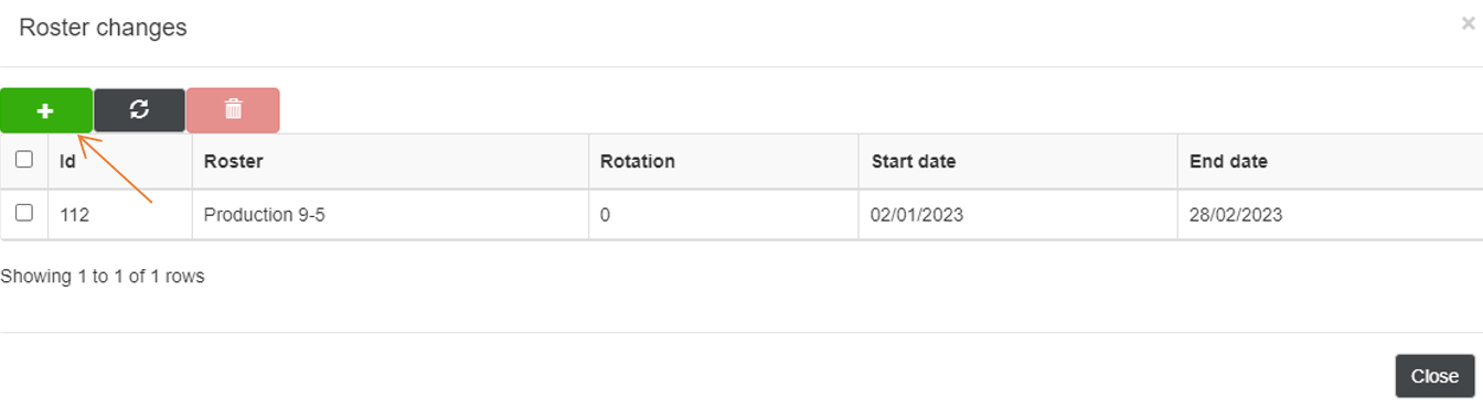 Roster Change – Chronicle Computing
