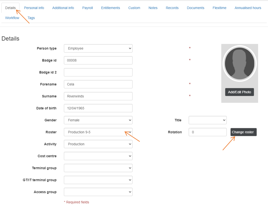Roster Change – Chronicle Computing