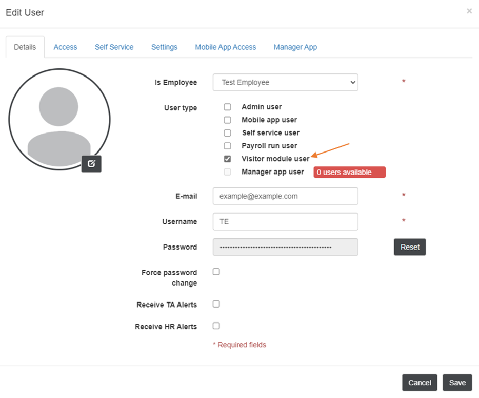 How to set up a Visitor Module user – Chronicle Computing